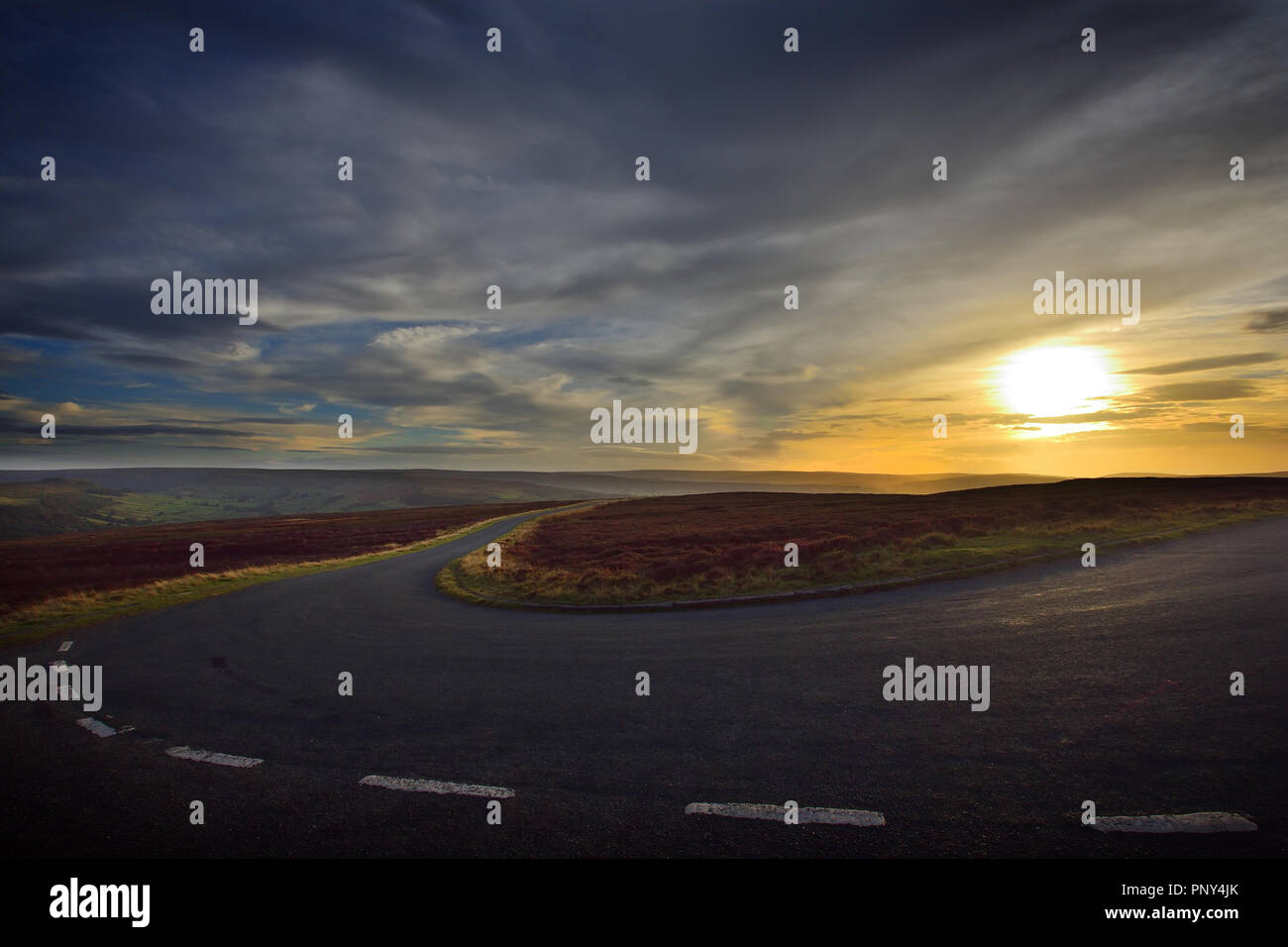 View from Danby Beacon designed by Don Watt in the North York Moors UK ...