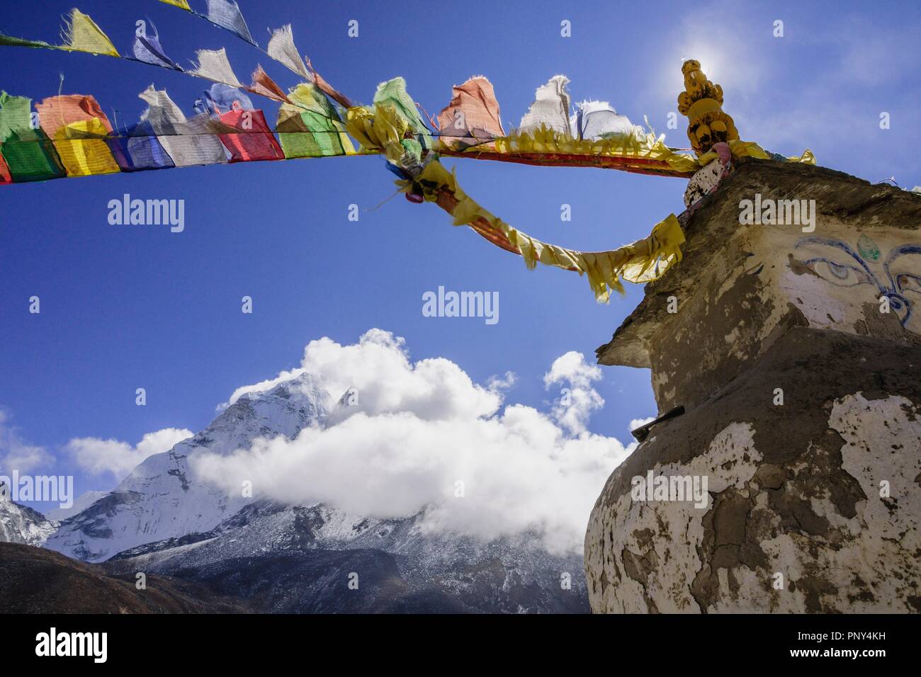 Sacred mountain region everest hi-res stock photography and images - Alamy