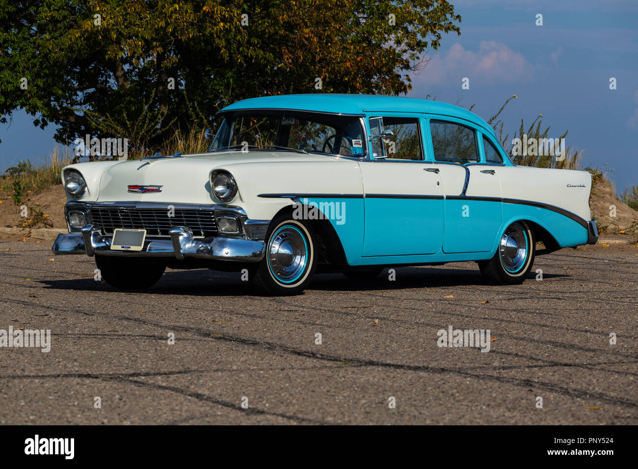1956 Chevrolet 210 Stock Photo - Alamy