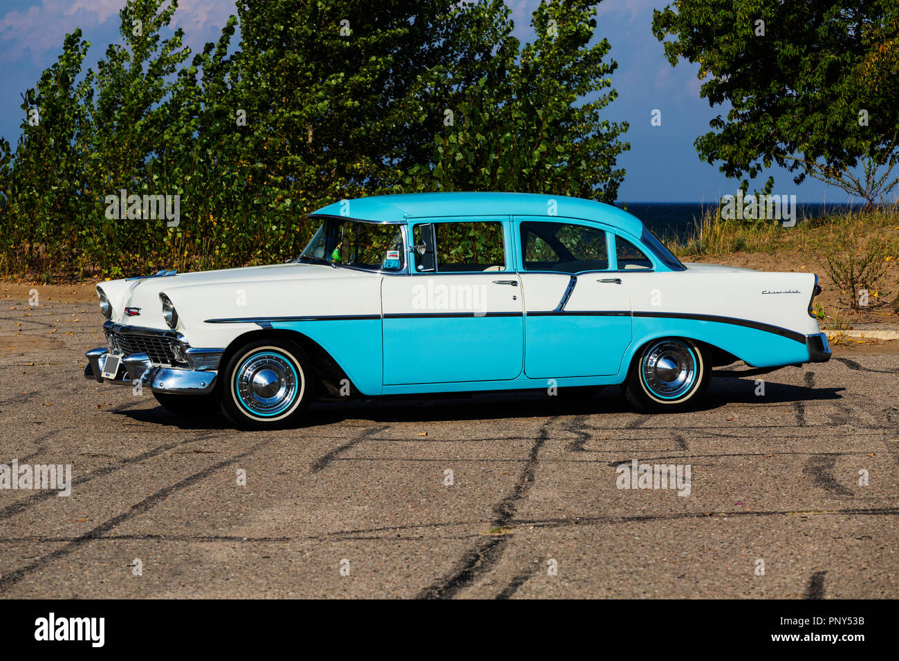 1956 Chevrolet 210 Stock Photo - Alamy