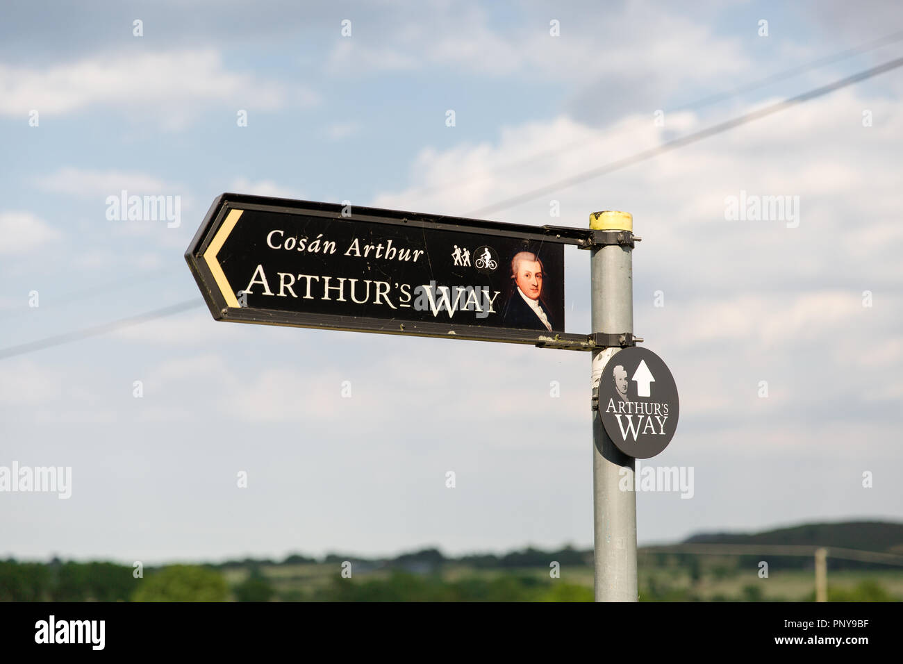 The arthurs way walking trail celbridge hi-res stock photography and ...
