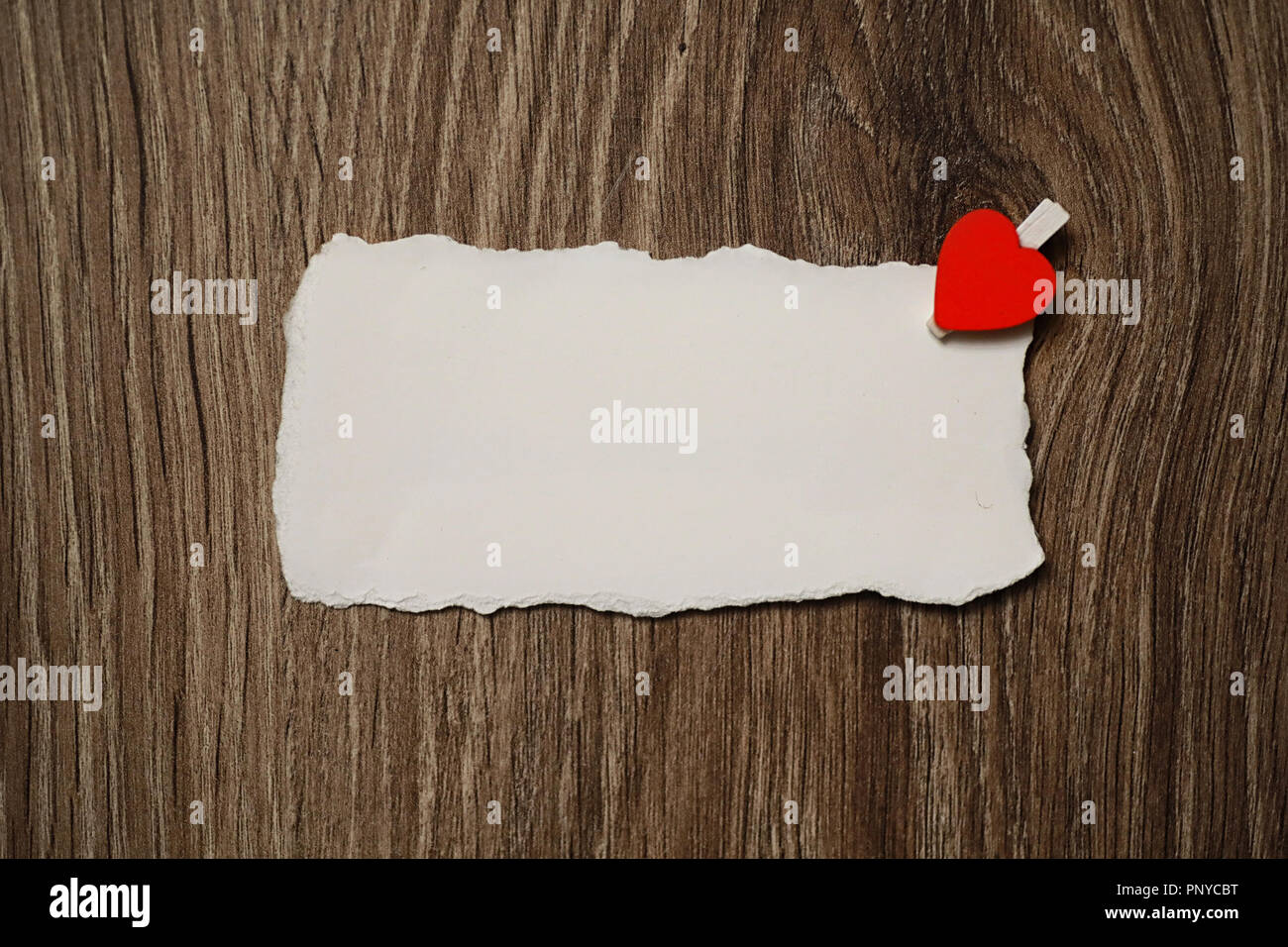 white sheet paper love notes and heart shape Stock Photo - Alamy