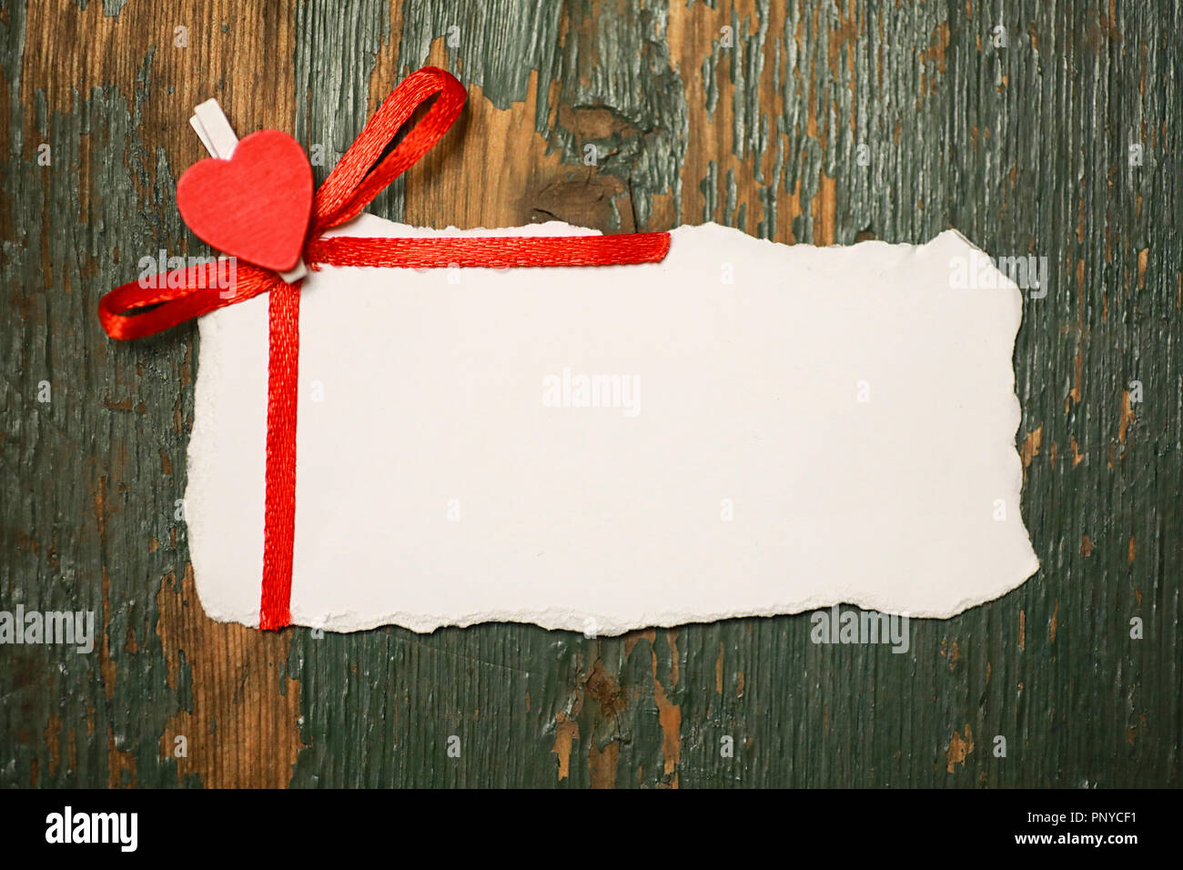 white sheet paper love notes and heart shape Stock Photo - Alamy