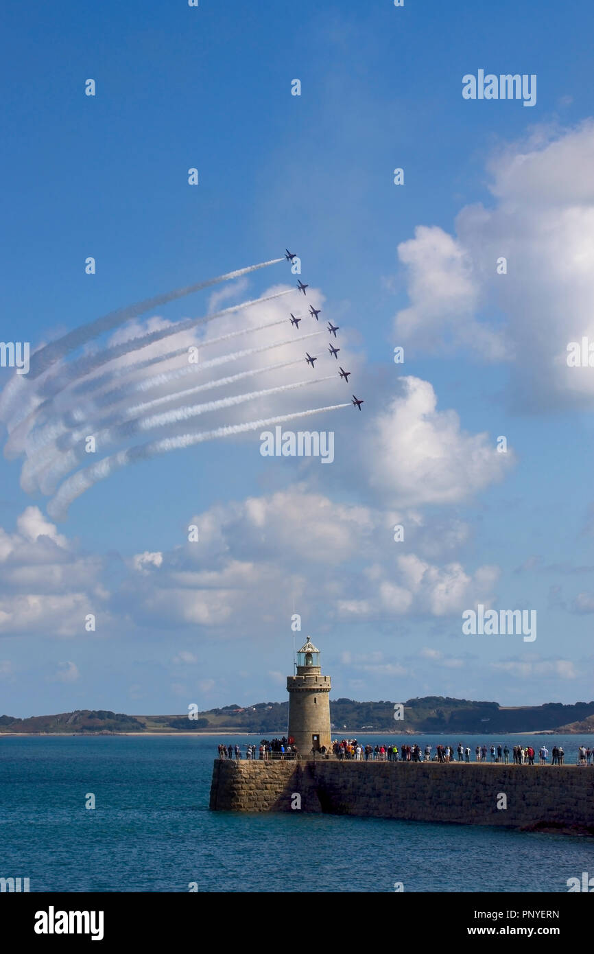 RAF Air Display - 100th Anniversary Stock Photo - Alamy
