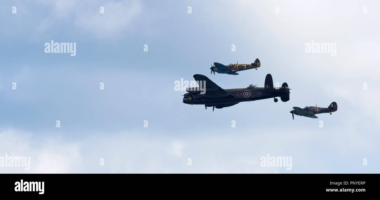 RAF Air Display - 100th Anniversary Stock Photo - Alamy