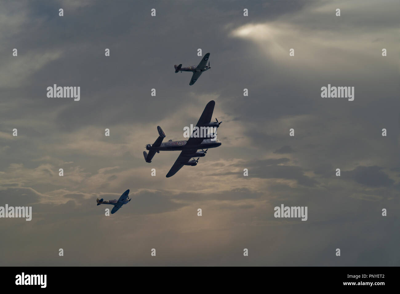 RAF Air Display - 100th Anniversary Stock Photo - Alamy
