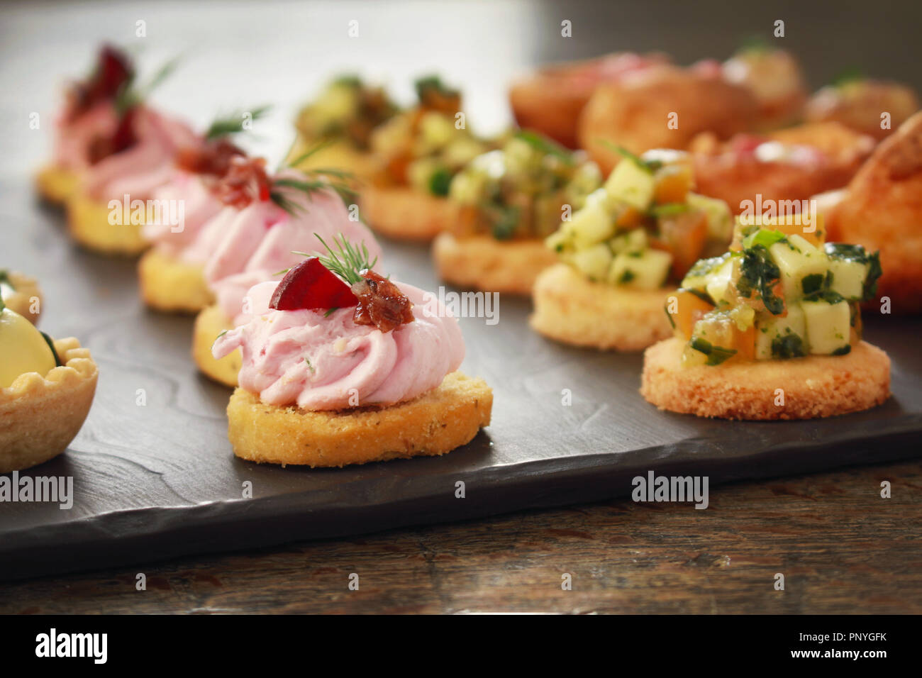 Mixed canapes hi-res stock photography and images - Alamy