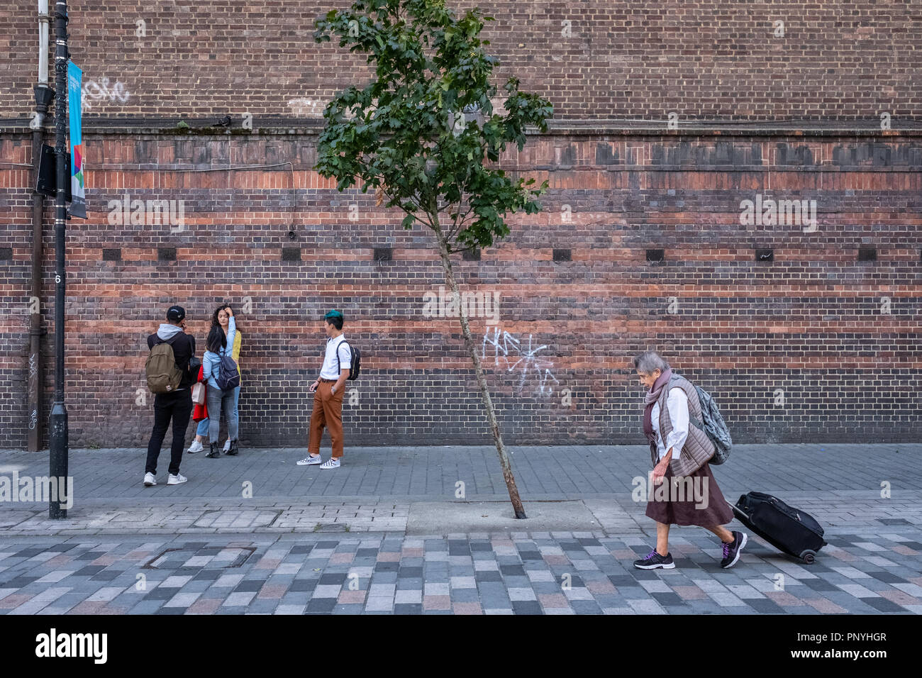 Windy day leaves blowing hi-res stock photography and images - Alamy