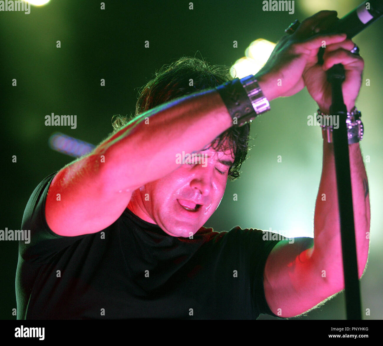 Scott Stapp with Creed performs in concert at the Cruzan Amphitheater ...