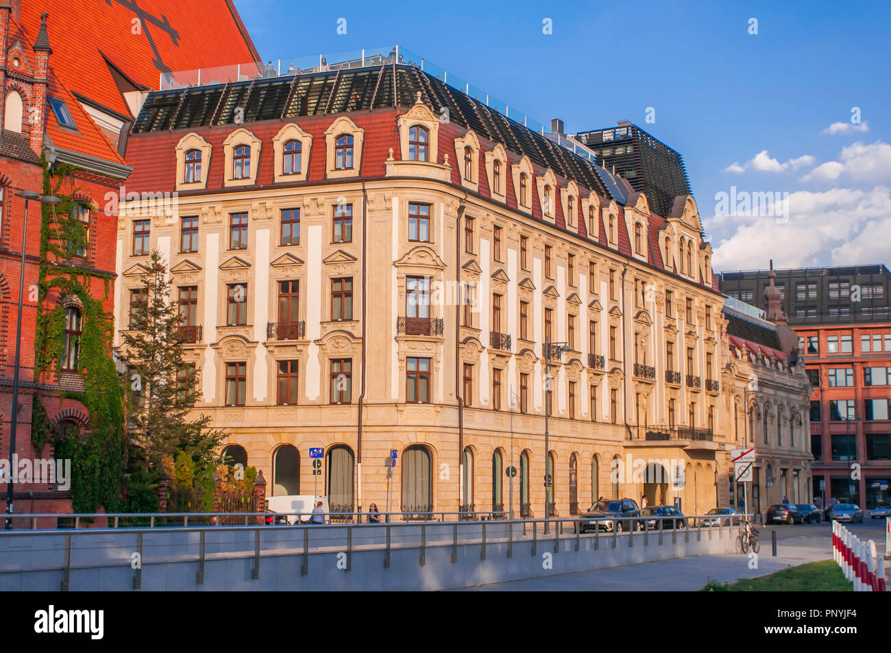 Wroclaw, Poland, the Five-star Hotel Monopol Wroclaw in Art Nouveau/Neo ...