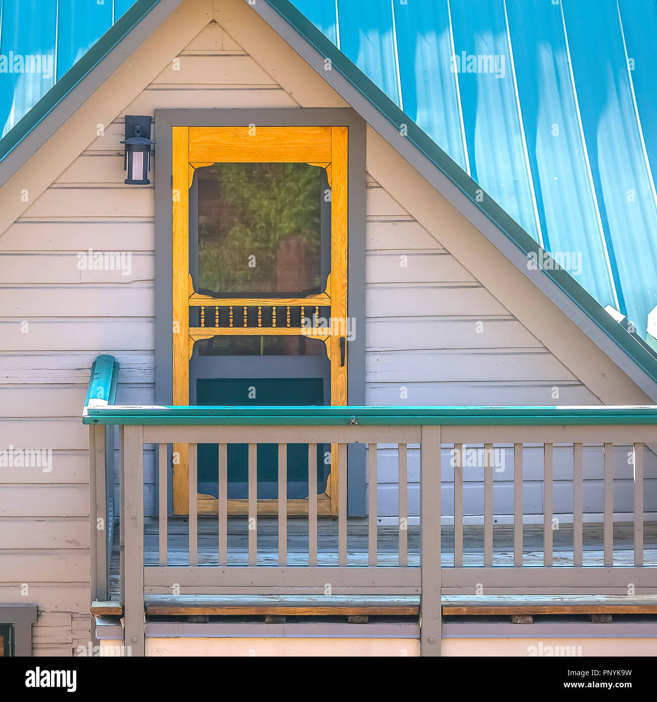 Attic balcony hi-res stock photography and images - Alamy