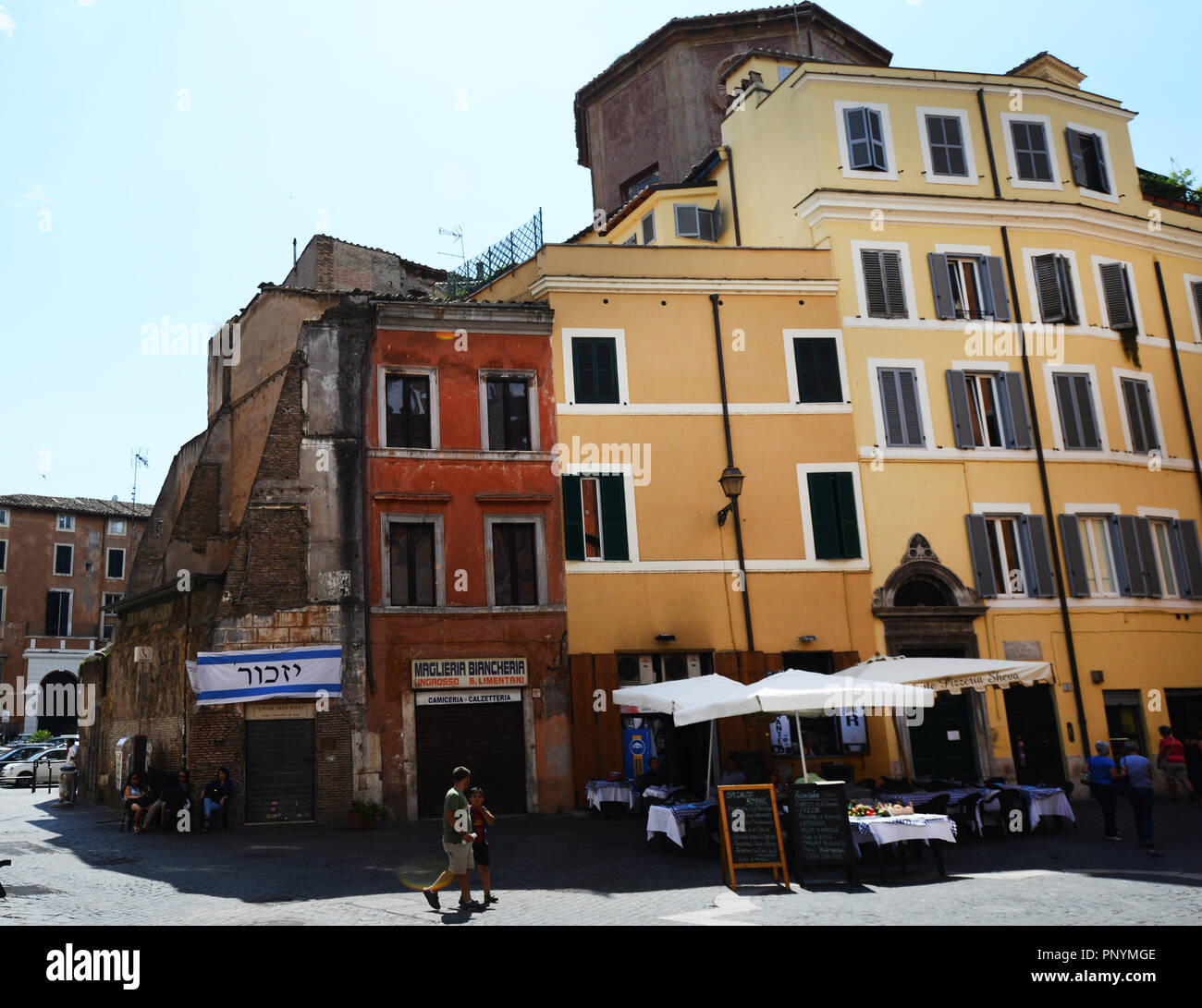 Jewish Quarter Of Rome Italy