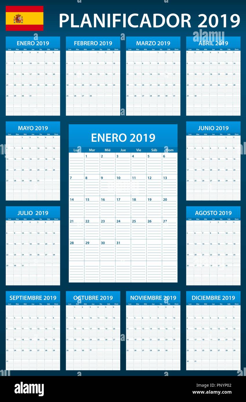 Spanish Daily Planner High Resolution Stock Photography and Images - Alamy