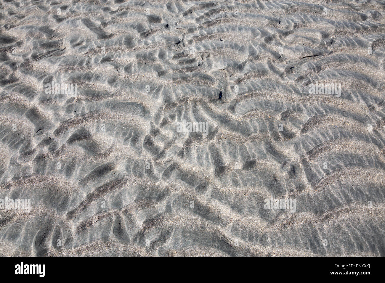 Sand formation on the beach. Taken in San Josef Bay, Northern Vancouver ...