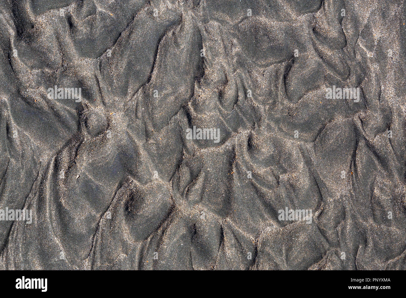Sand formation on the beach. Taken in San Josef Bay, Northern Vancouver ...
