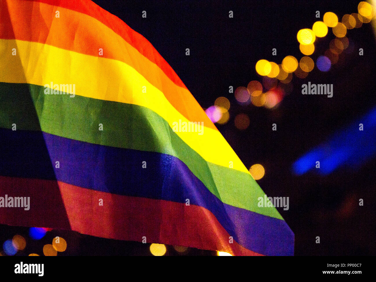 Lgbt Gay Pride Banner Flag Colors High Resolution Stock Photography and ...