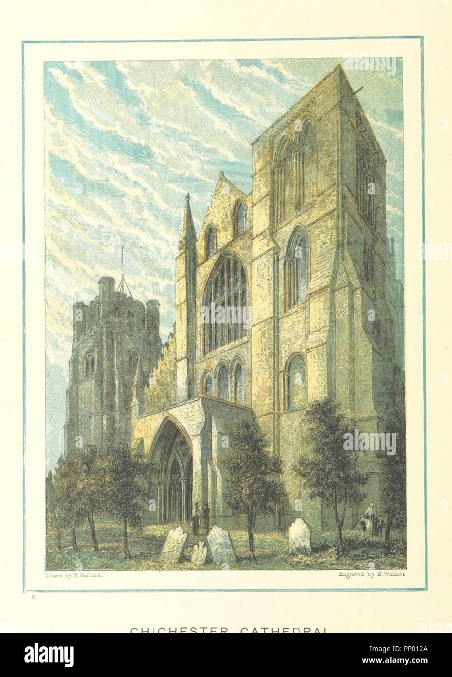 Chichester cathedral drawing hi-res stock photography and images - Alamy