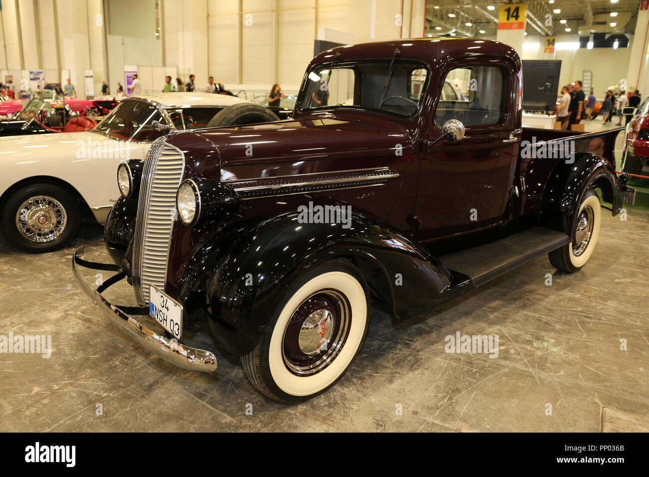 ISTANBUL, TURKEY - JULY 01, 2018: Dodge display at Istanbul Classic ...