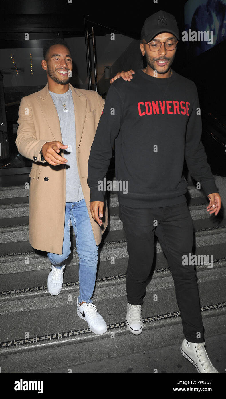 Tallia Stprm and Josh Denzel at 100 Wardour Featuring: Josh Denzel ...