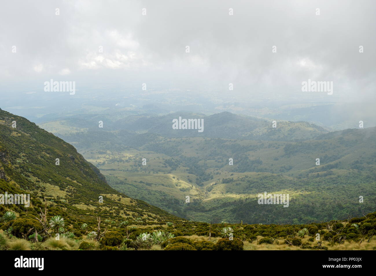 The volcanic rock formations at Elephant Hill, Kenya Stock Photo - Alamy