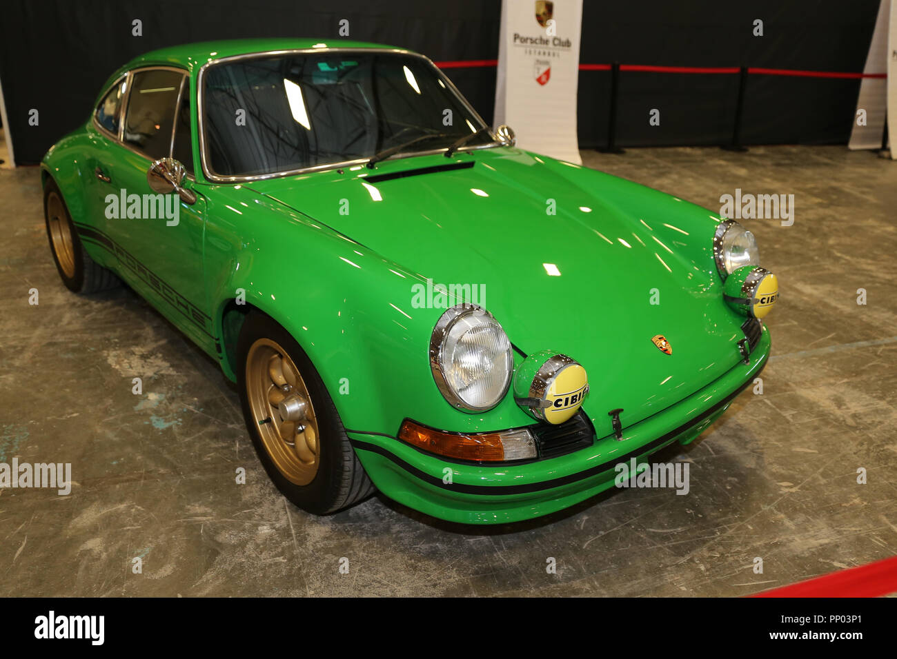 ISTANBUL, TURKEY - JULY 01, 2018: Porsche display at Istanbul Classic ...