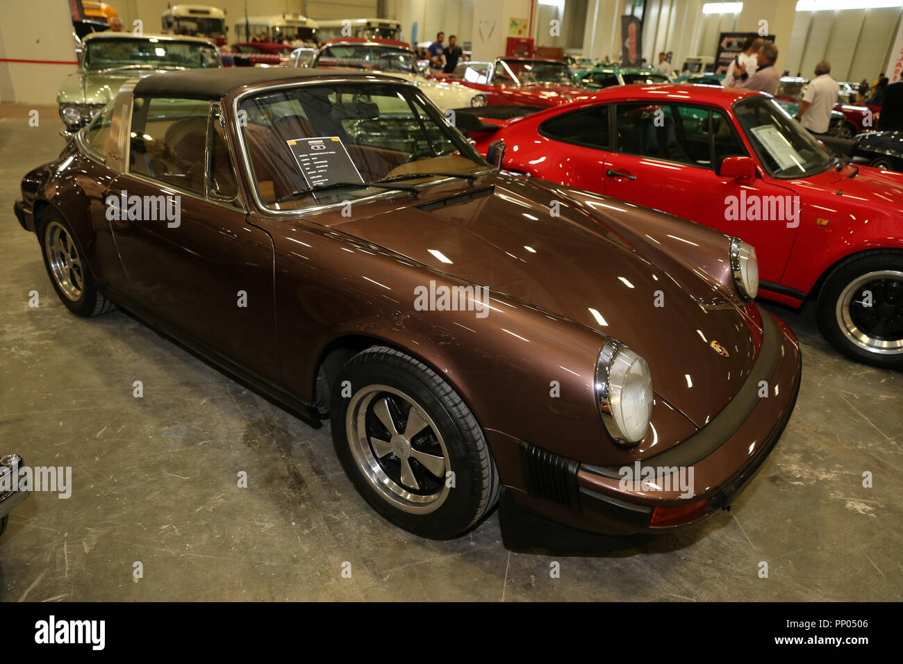 ISTANBUL, TURKEY - JULY 01, 2018: Porsche display at Istanbul Classic ...