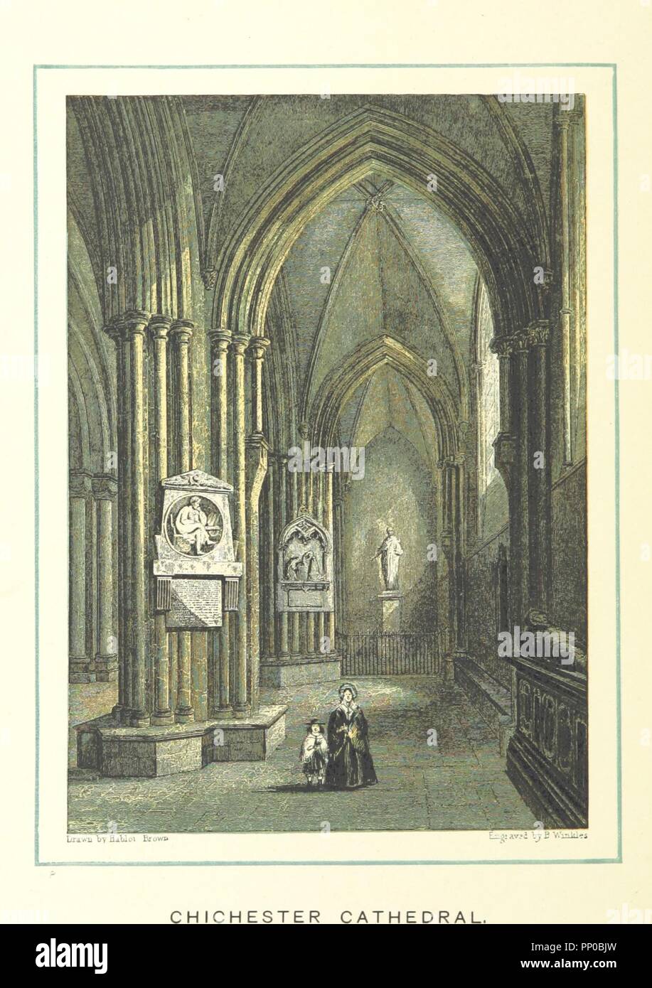 Chichester cathedral drawing hi-res stock photography and images - Alamy