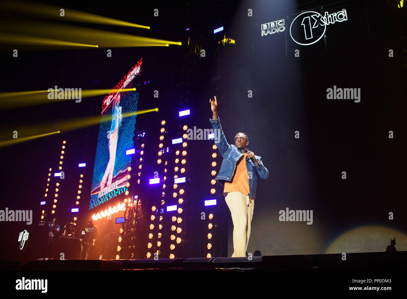 Pusha T performing at BBC Radio 1Xtra Live at the O2 Arena in London ...