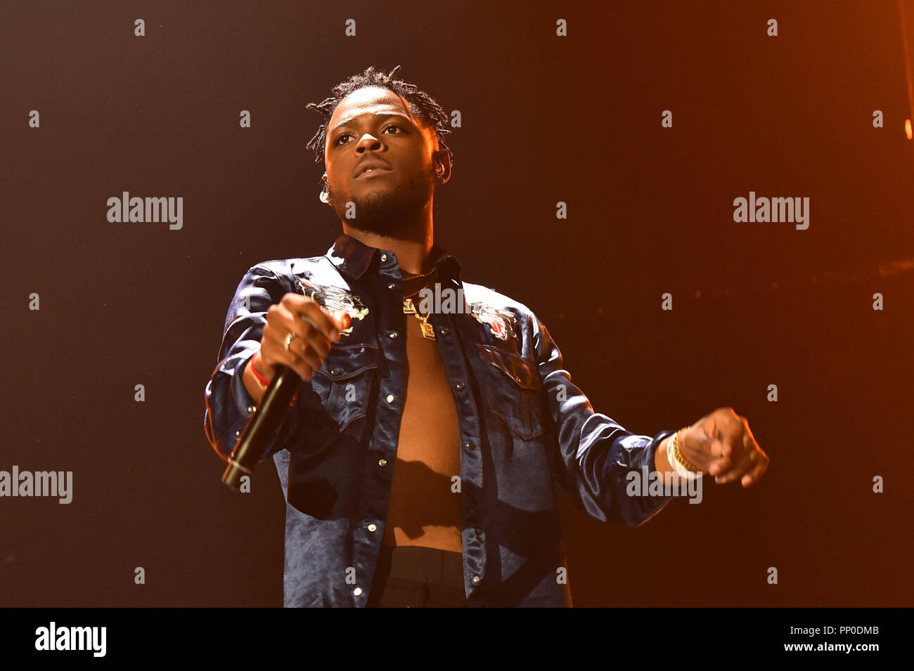 Yxng Bane performing at BBC Radio 1Xtra Live at the O2 Arena in London ...