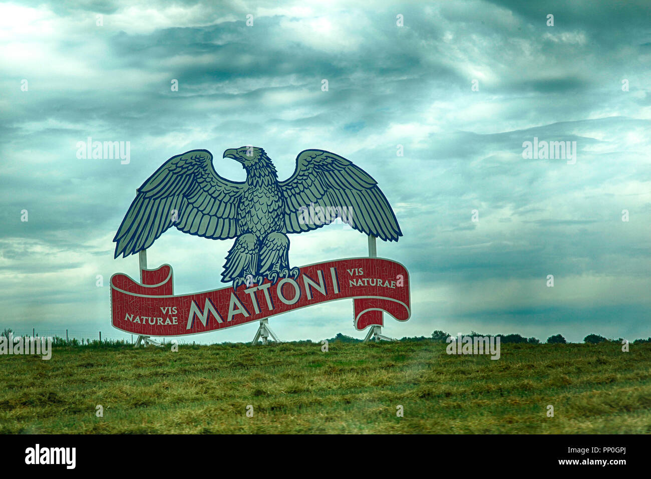 Mattoni mineral water from Karlovy Vary advertising has drawing of ...