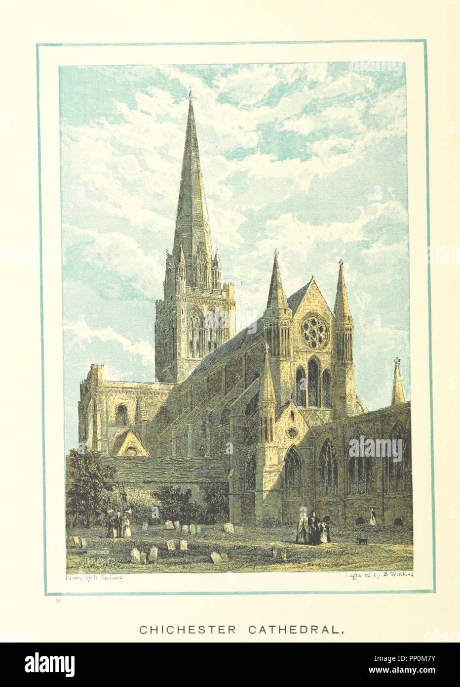 Chichester cathedral drawing hi-res stock photography and images - Alamy