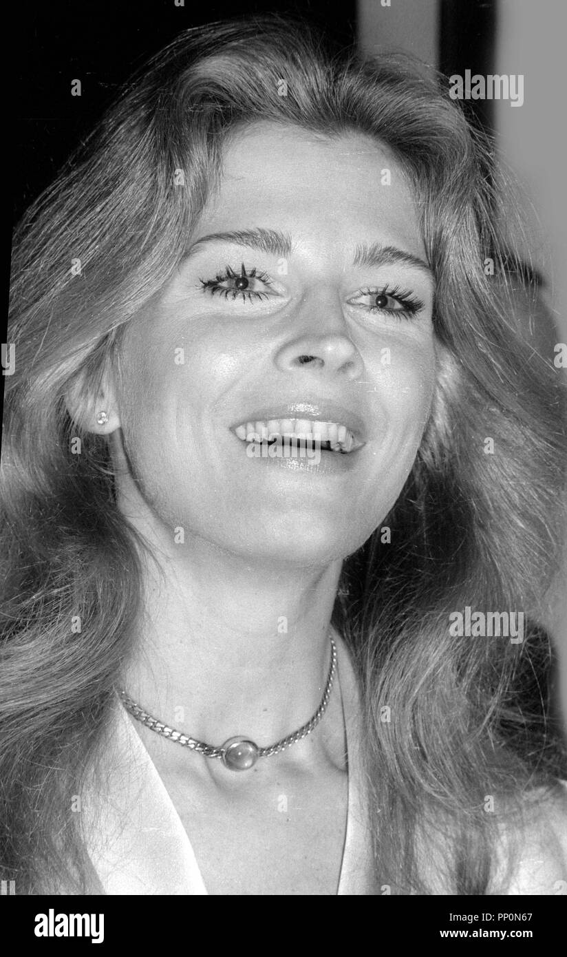 Candace Bergen 1981 Photo By Adam Scull/PHOTOlink.net Stock Photo - Alamy