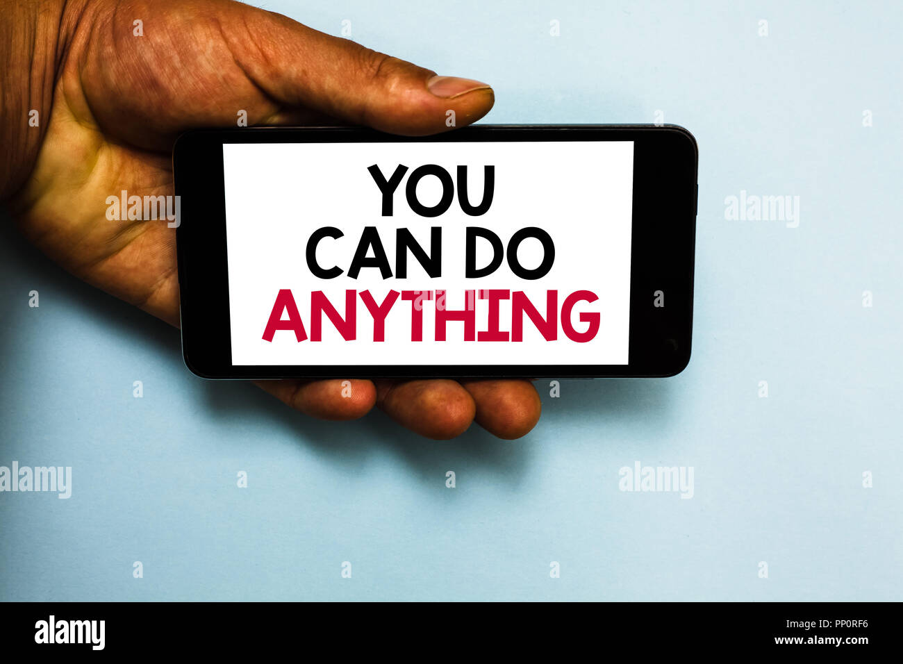 Handwriting text You Can Do Anything. Concept meaning Motivation for ...