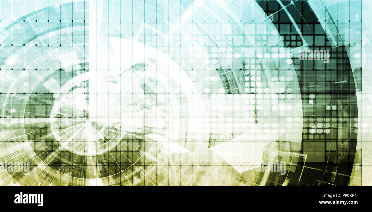 Corporate Communications As a New Technology Art Stock Photo - Alamy