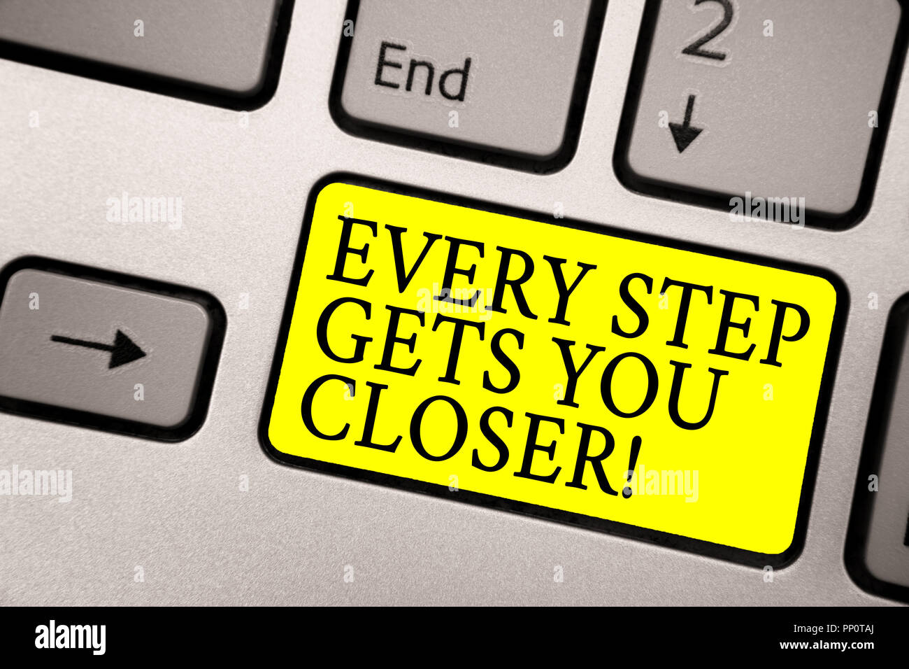 Word writing text Every Step Gets You Closer. Business concept for Keep ... Word writing text Every Step Gets You Closer. Business concept for Keep ...