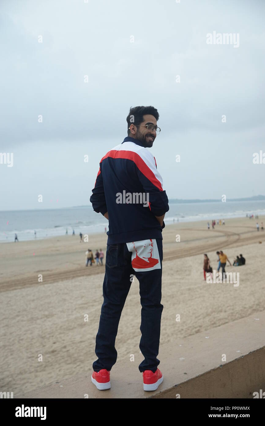 Mumbai, India. 22nd sep 2018: Bollywood actor Ayushman khurana ...