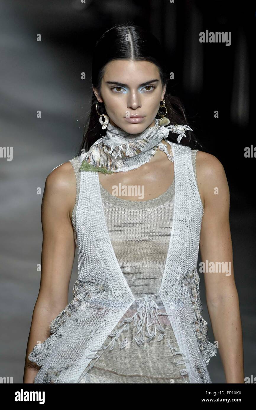 Milan, Italy. 22nd Sep, 2018. Milan Fashion Week Fashion Women Spring ...