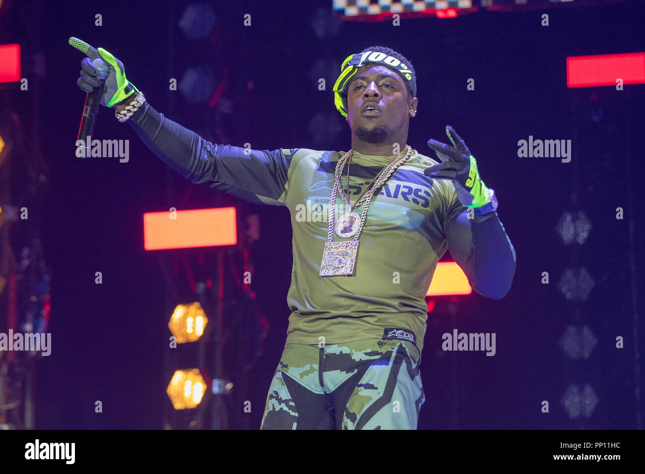 London, UK. 22nd September 2018, Birmingham rapper MIST Performing at ...