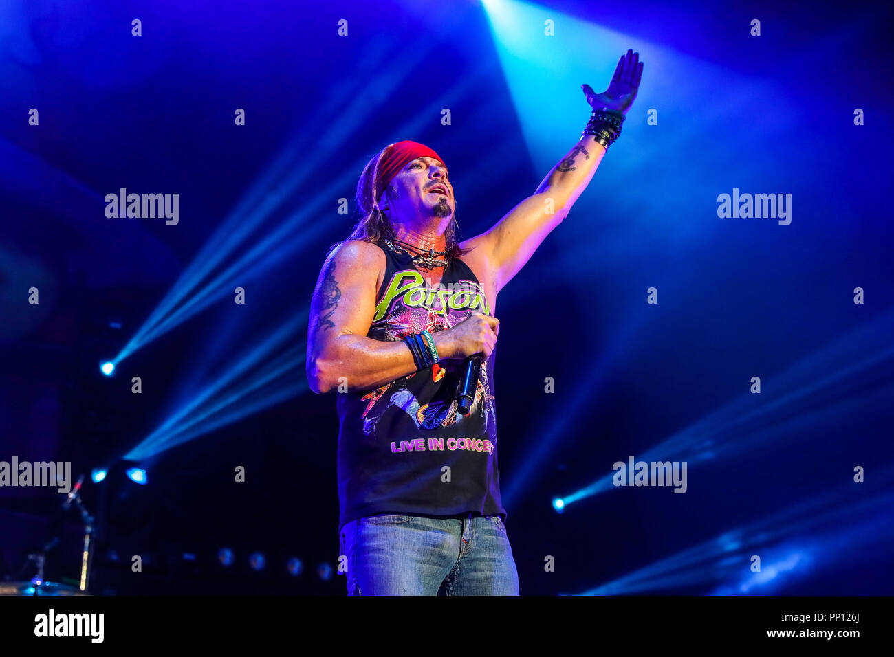 Raleigh, North Carolina, USA. 28th Apr, 2017. Music Artist POISON ...