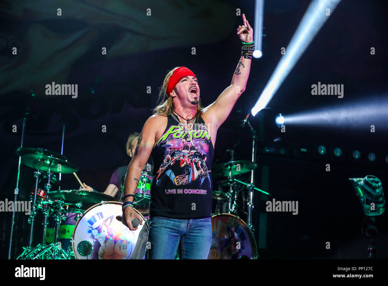 Raleigh, North Carolina, USA. 28th Apr, 2017. Music Artist POISON ...