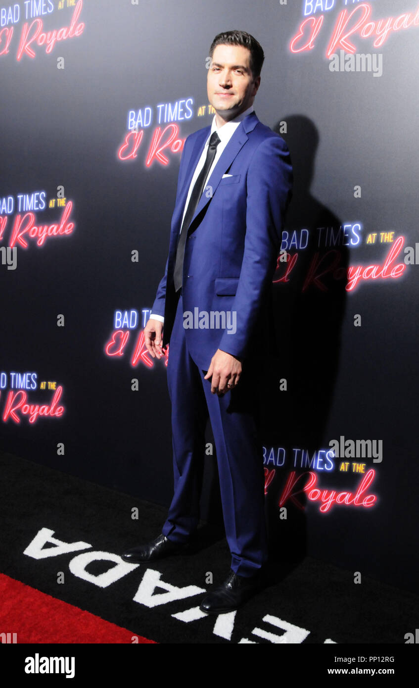 Hollywood, USA. 22 September 2018. Director Daniel Goddard attends the ...