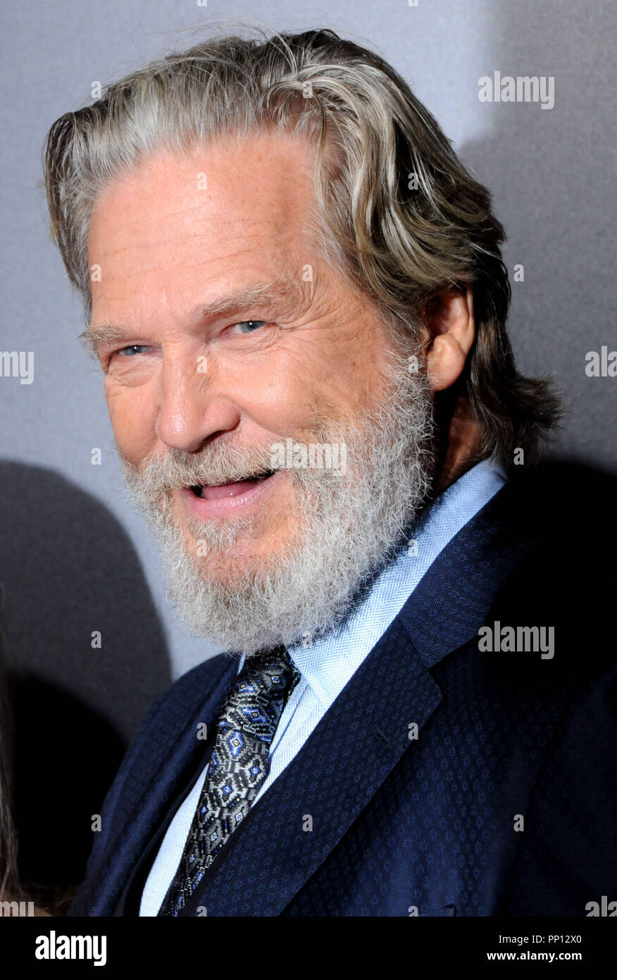 Hollywood, USA. 22 September 2018. Actor Jeff Bridges attends the ...