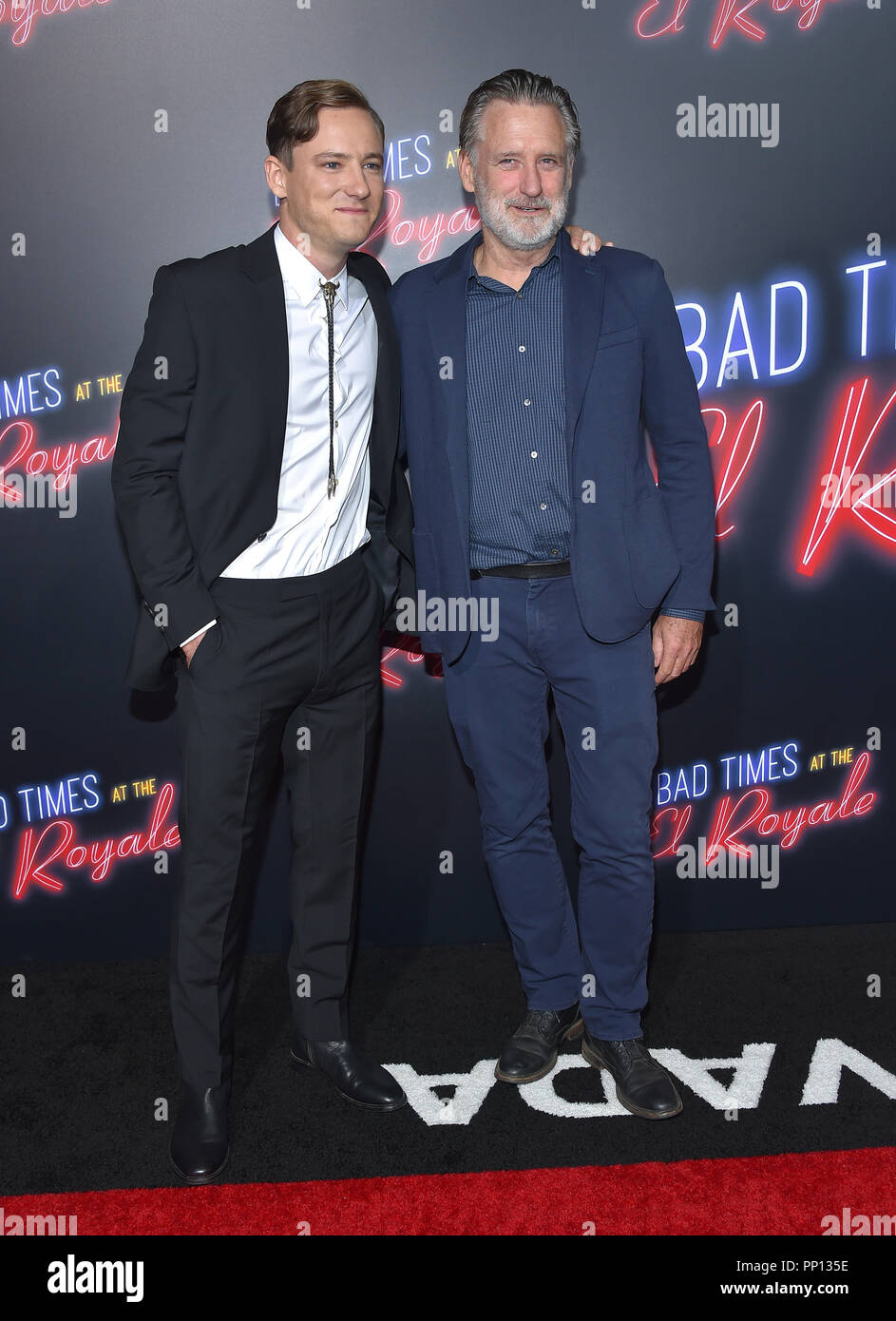 Hollywood, California, USA. 22nd Sep, 2018. Lewis Pullman and Bill ...