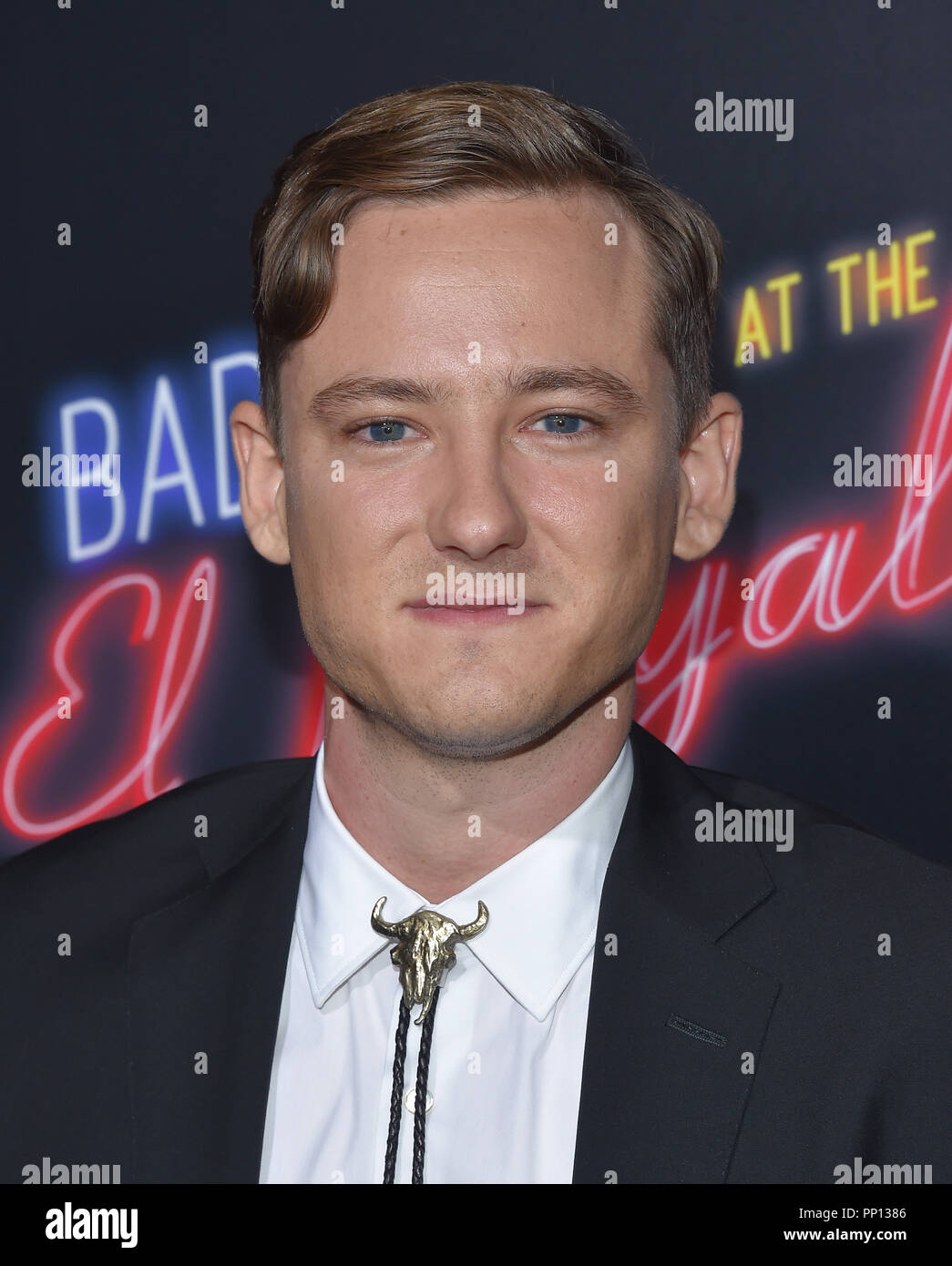 Hollywood, California, USA. 22nd Sep, 2018. Lewis Pullman arrives for ...