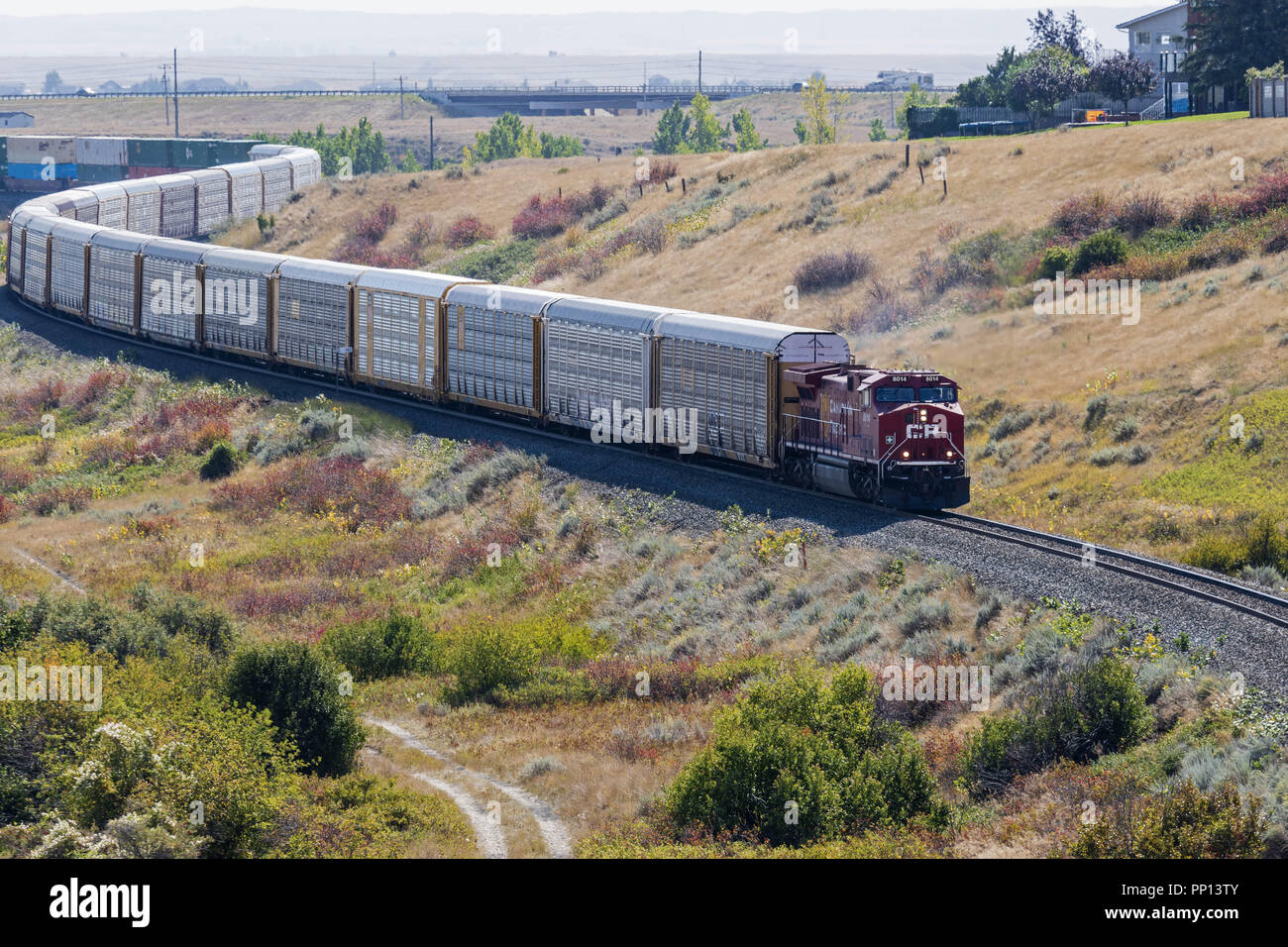 Medicine Hat, Alberta, Canada. 6th Sep, 2018. A Canadian Pacific ...