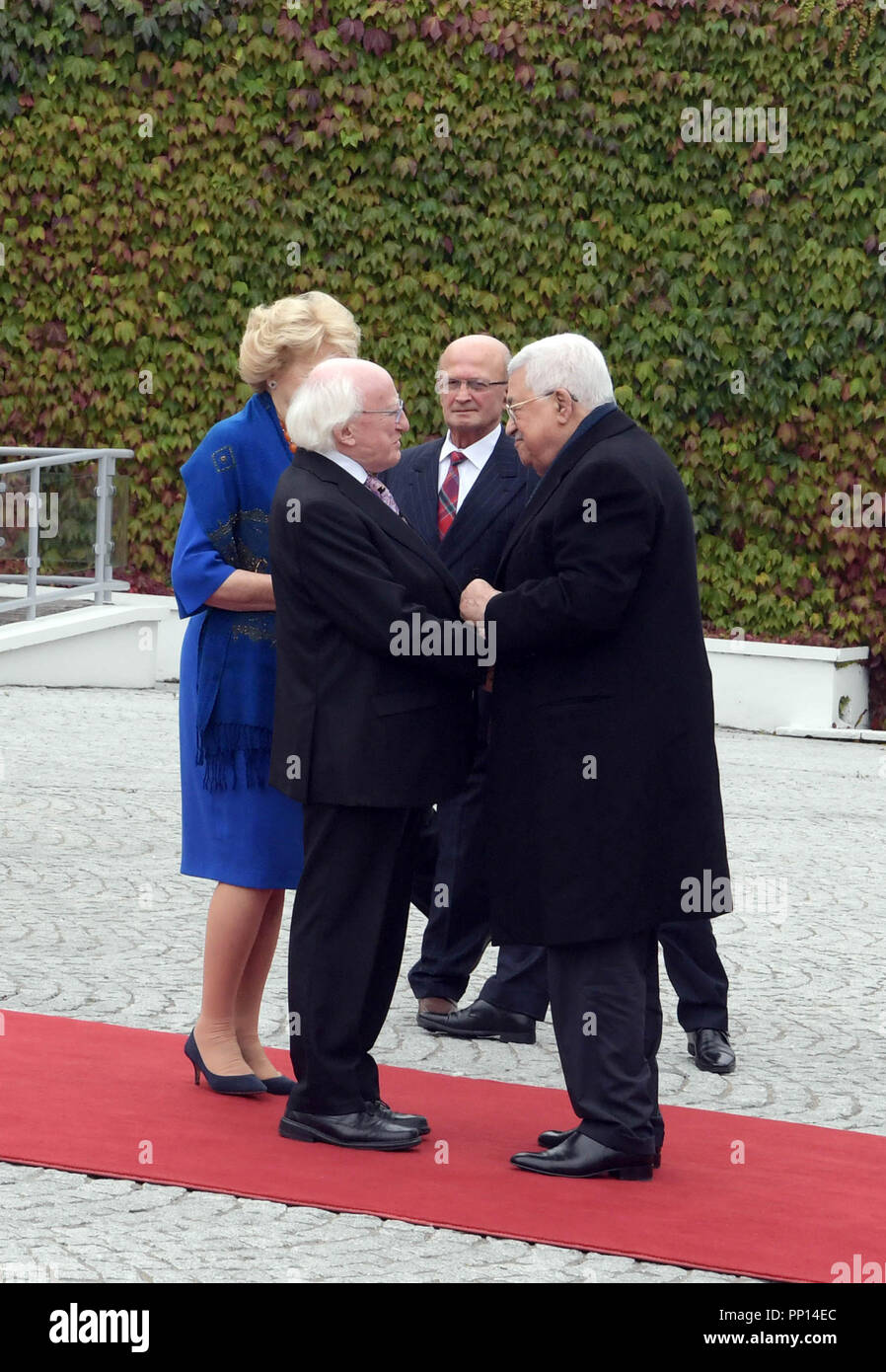Dublin, Ireland. 22nd Sep, 2018. Palestinian President Mahmoud Abbas is ...