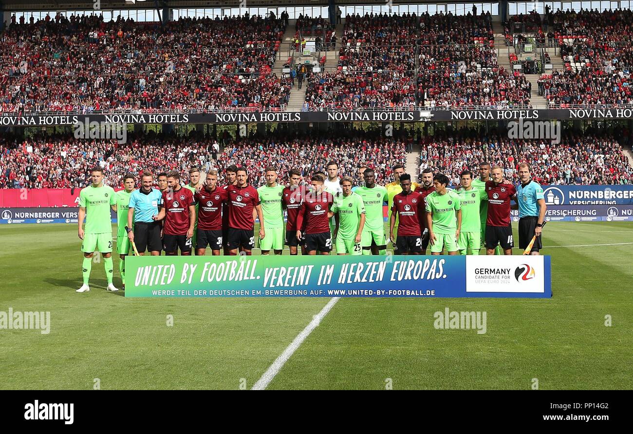 firo: 22.09.2018 Fuvuball, Football: 1.Bundesliga 1.FC Nvºrnberg ...