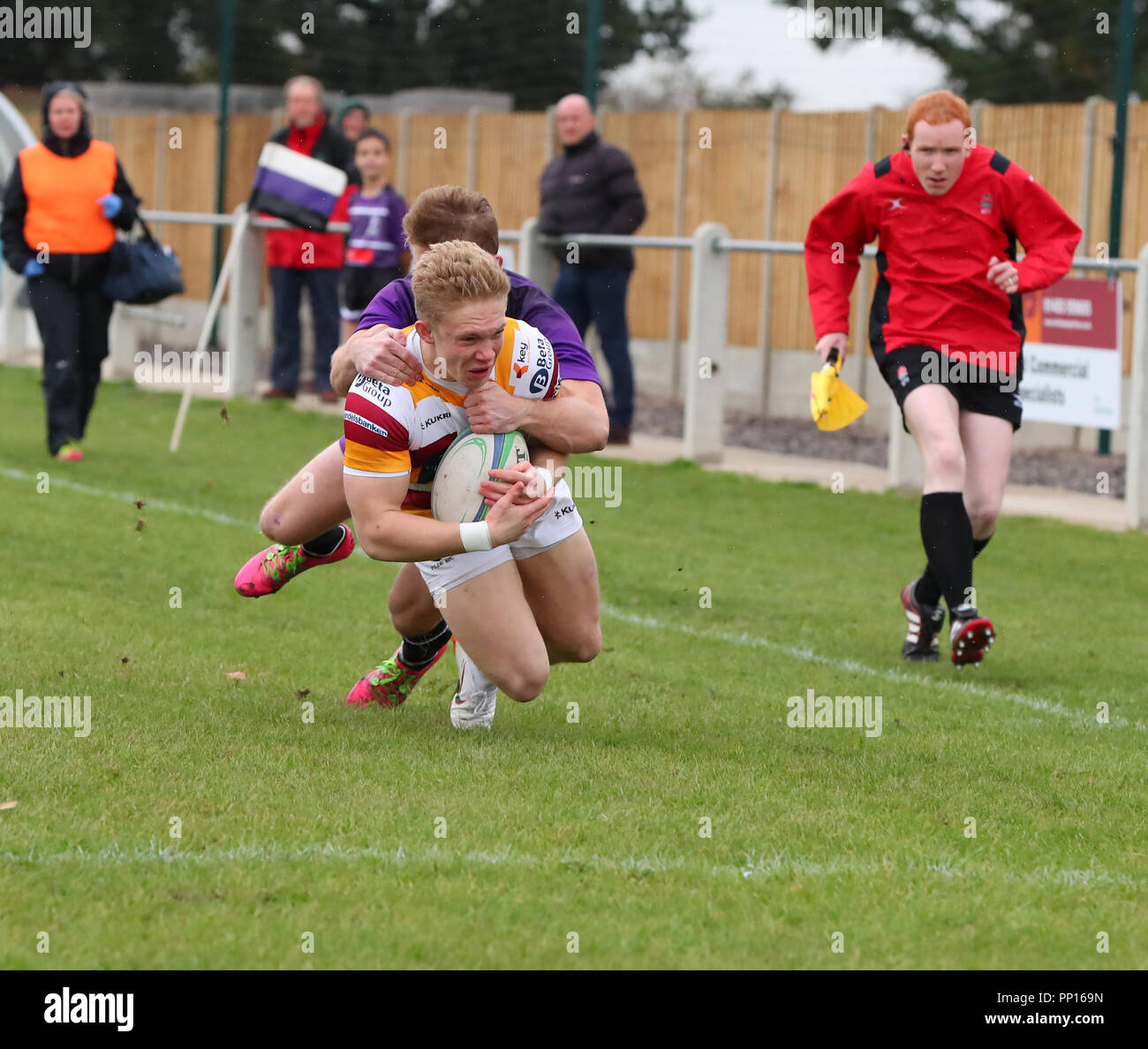 Leicester, UK. 22 September 2018. Rugby Union. Leicester Lions v Fylde ...