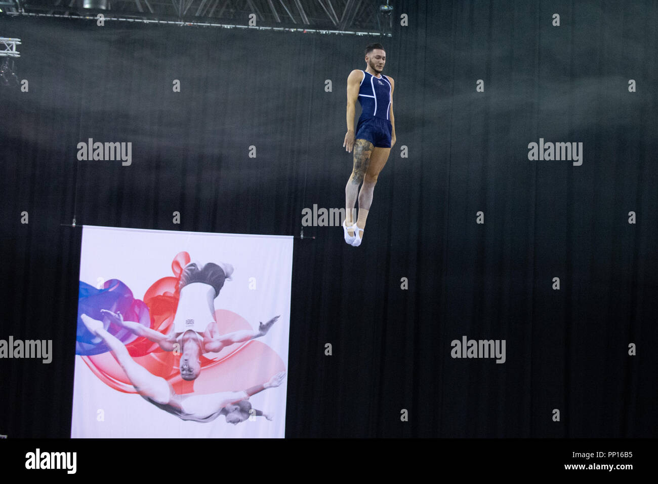 Birmingham, UK. 22nd September 2018. Luke Strong, City of Liverpool ...