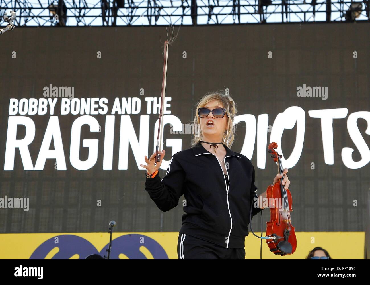 Natalie stovall of bobby bones and the raging idiots hi-res stock ...